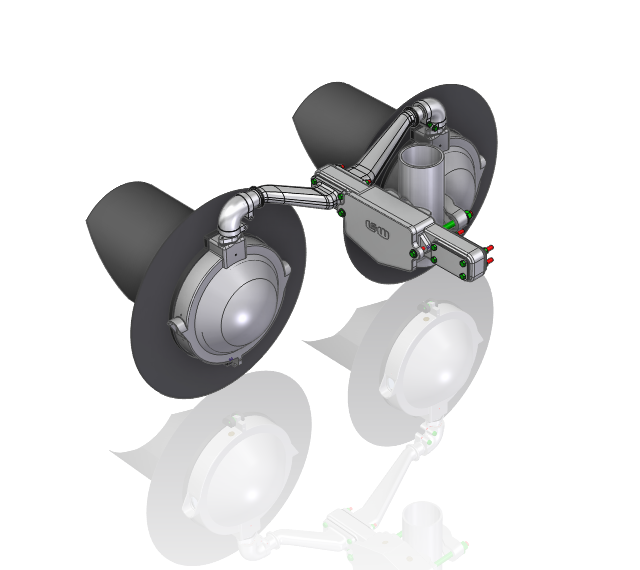 1-WAY JUNCTION BOX CROSSING-ARM ASSEMBLY WITH FLASHERS (STYLE 6A901064 ...