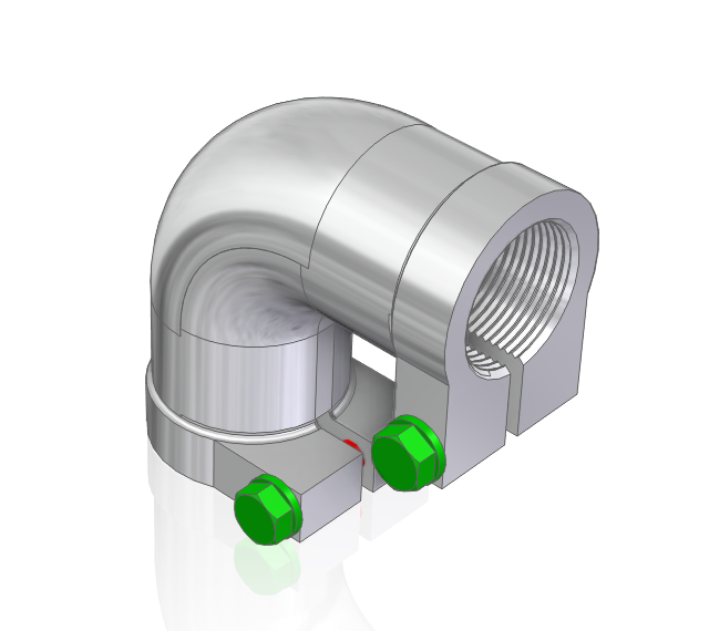 WCH STYLE THREADED SUPPORT BRACKET/ELBOW – L&W Industries