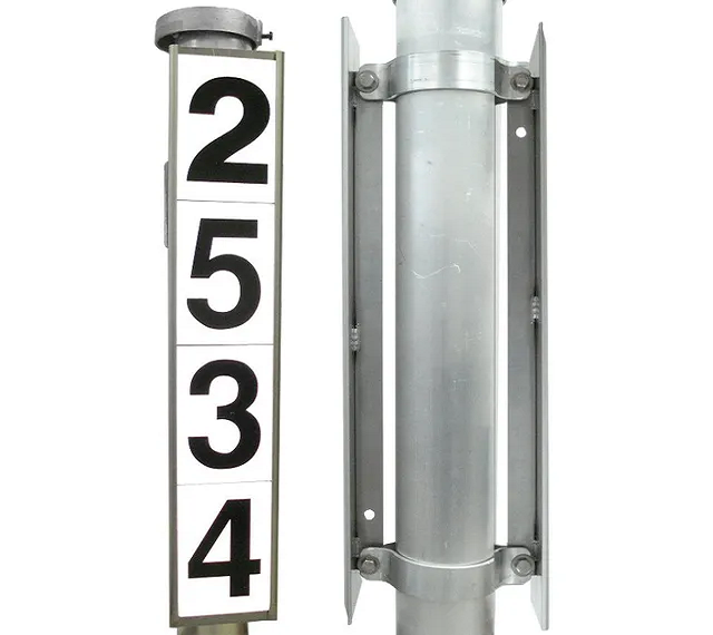 BACK-TO-BACK VERTICAL BRACKET FOR 4 DIGIT SIGN – L&W Industries