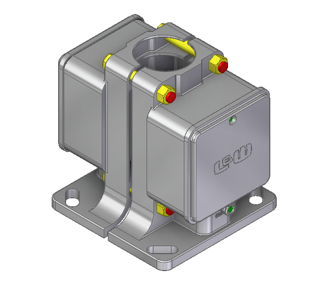 5" SIGNAL DOUBLE JUNCTION BOX BASE (NO HOLE ON TOP) - 11 11/16" BOLT S ...