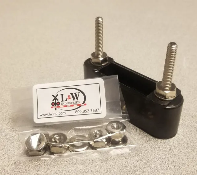 1x2 POST TERMINAL BLOCK WITH 2-3/8" CENTERS – L&W Industries