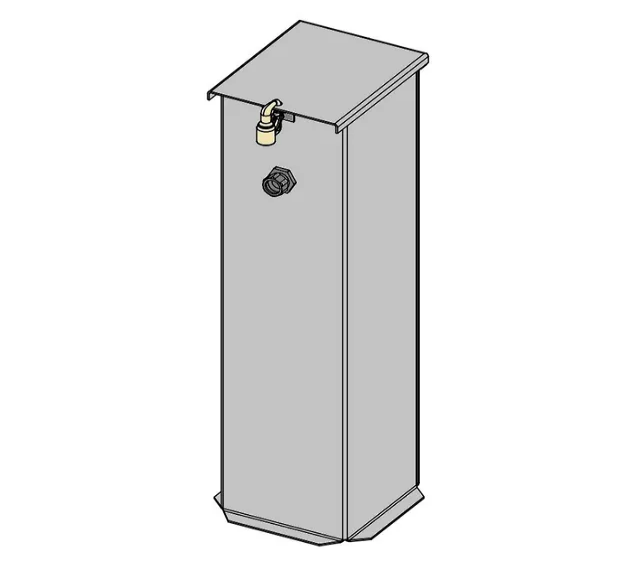 8" x 8" x 30" HIGH GALVANIZED SHUNT BOX – L&W Industries