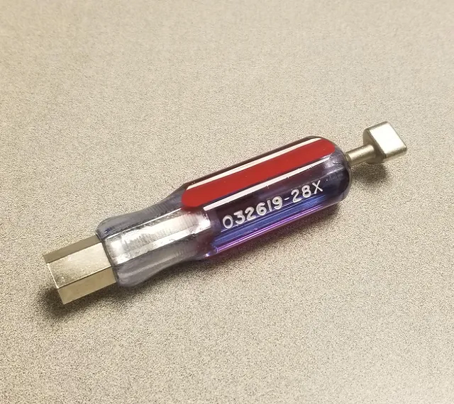 1/2" x 5-1/2" LONG AAR TERMINAL WRENCH WITH TRI-KEY – L&W Industries